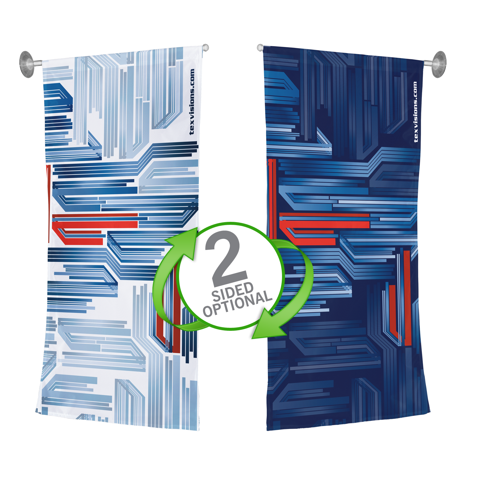 Window Hanging Set with Banner Arm | Tex Visions