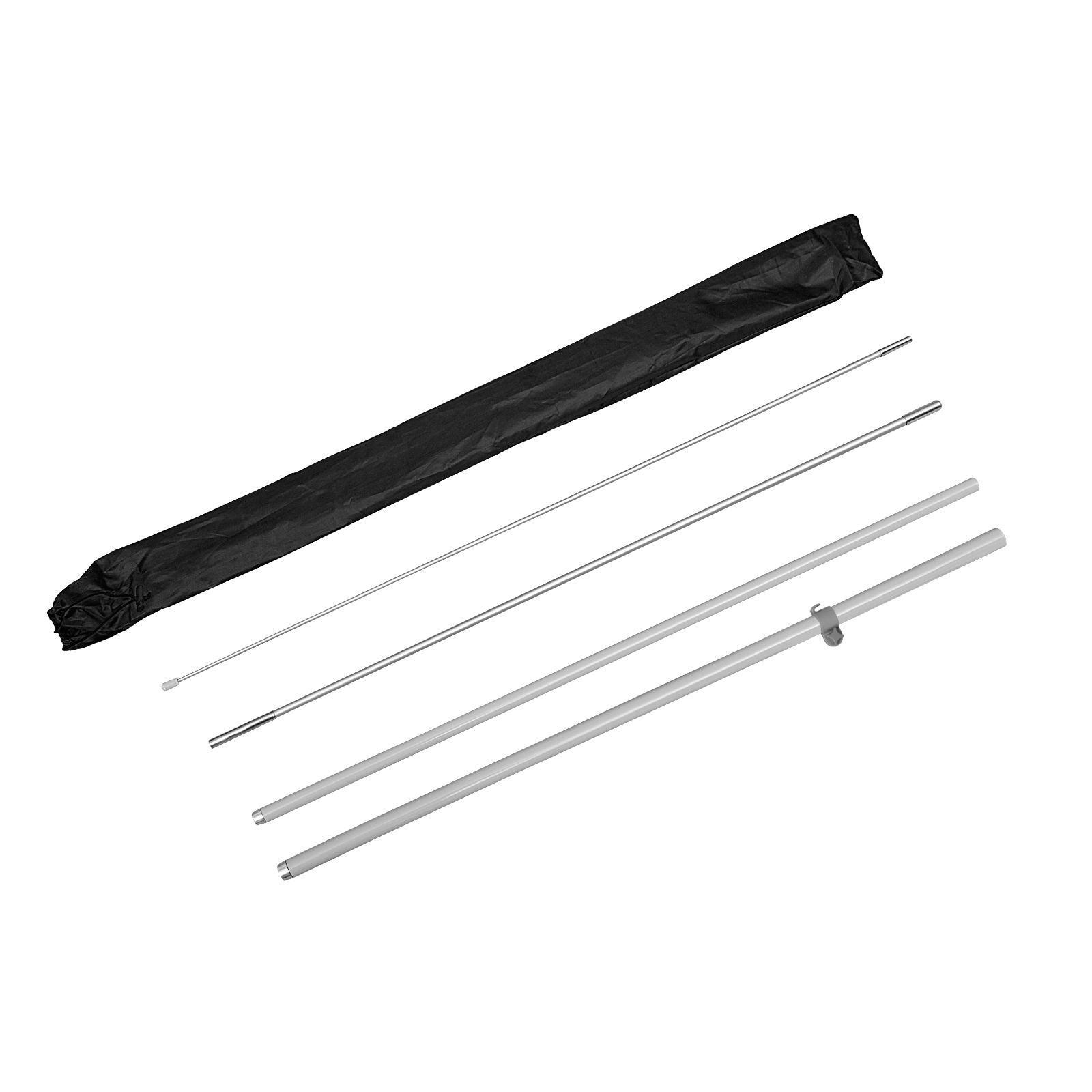 Flying, Drop & Rectangular Feather Flag Pole Set | Tex Visions