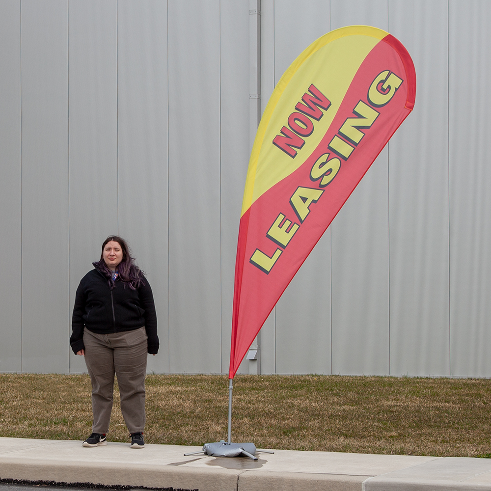 Now Leasing Feather Flag Set | Free Shipping | Tex Visions