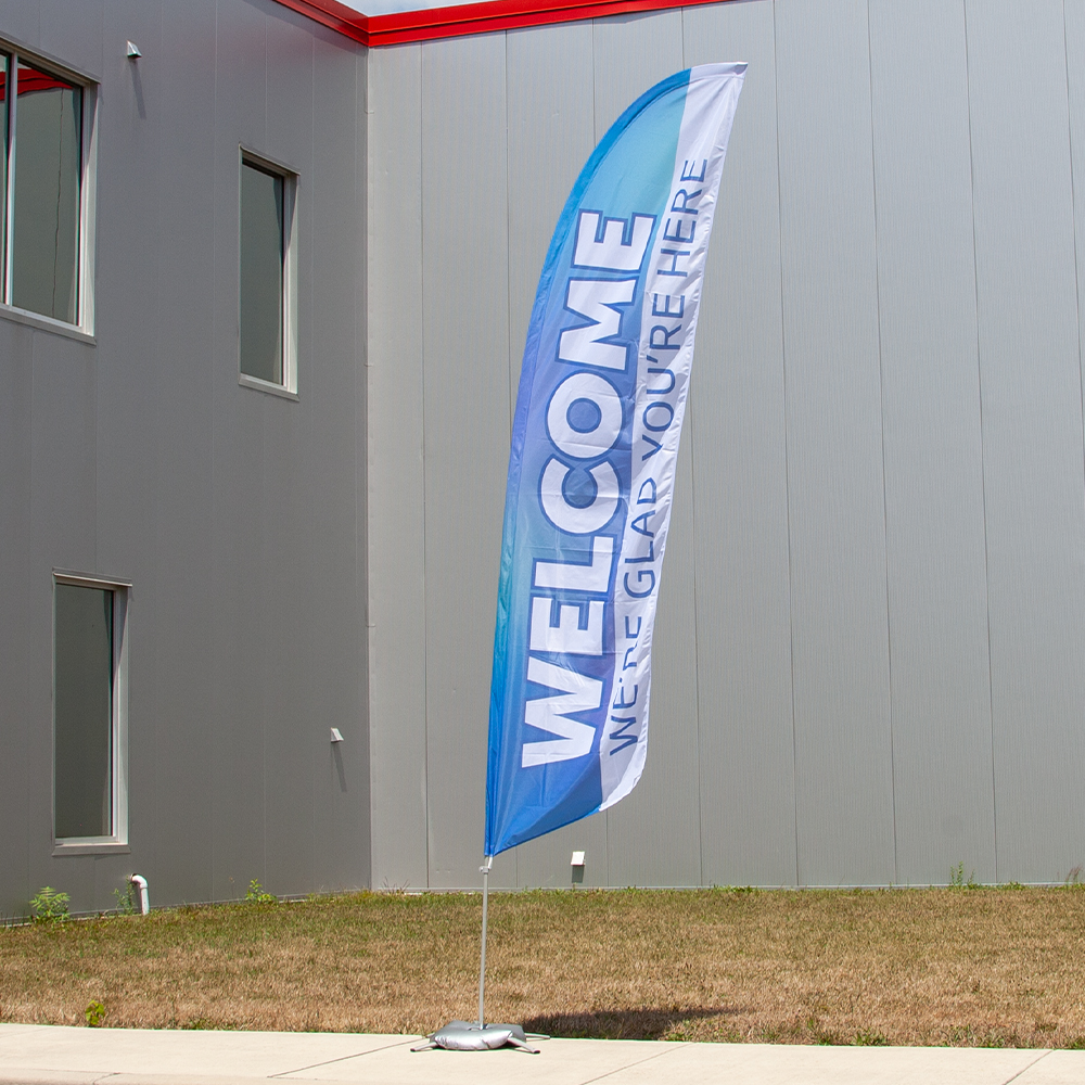 Welcome Feather Flag | Free Shipping | Tex Visions