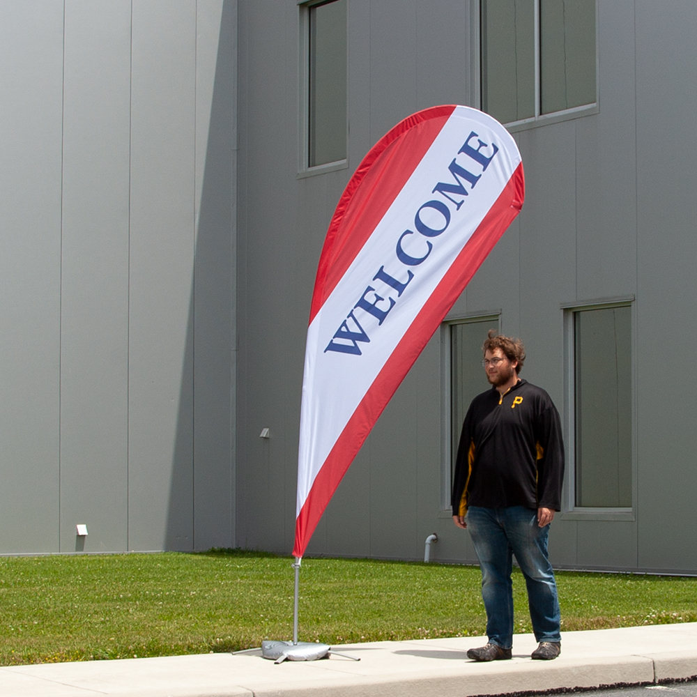 Welcome Feather Flag | Free Shipping | Tex Visions