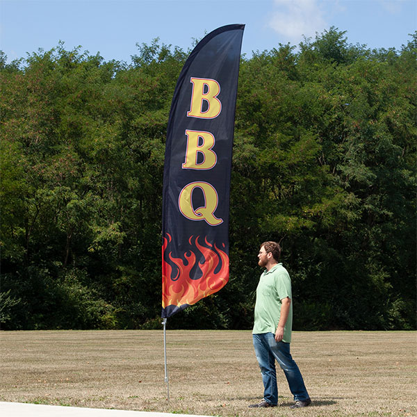 BBQ Feather Flag Set | Free Shipping | Tex Visions