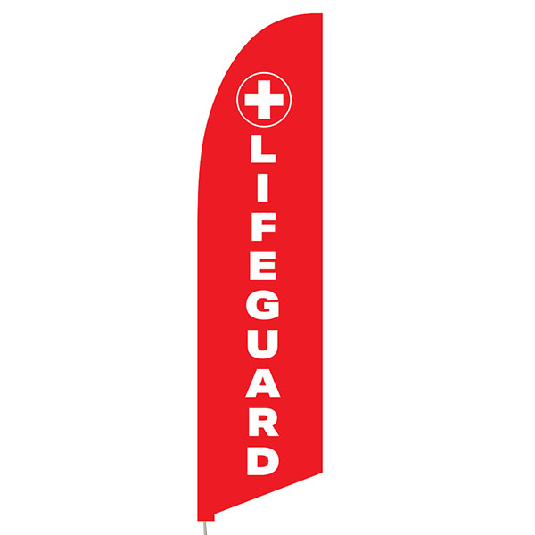 Lifeguard Feather Flag | Free Shipping | Tex Visions