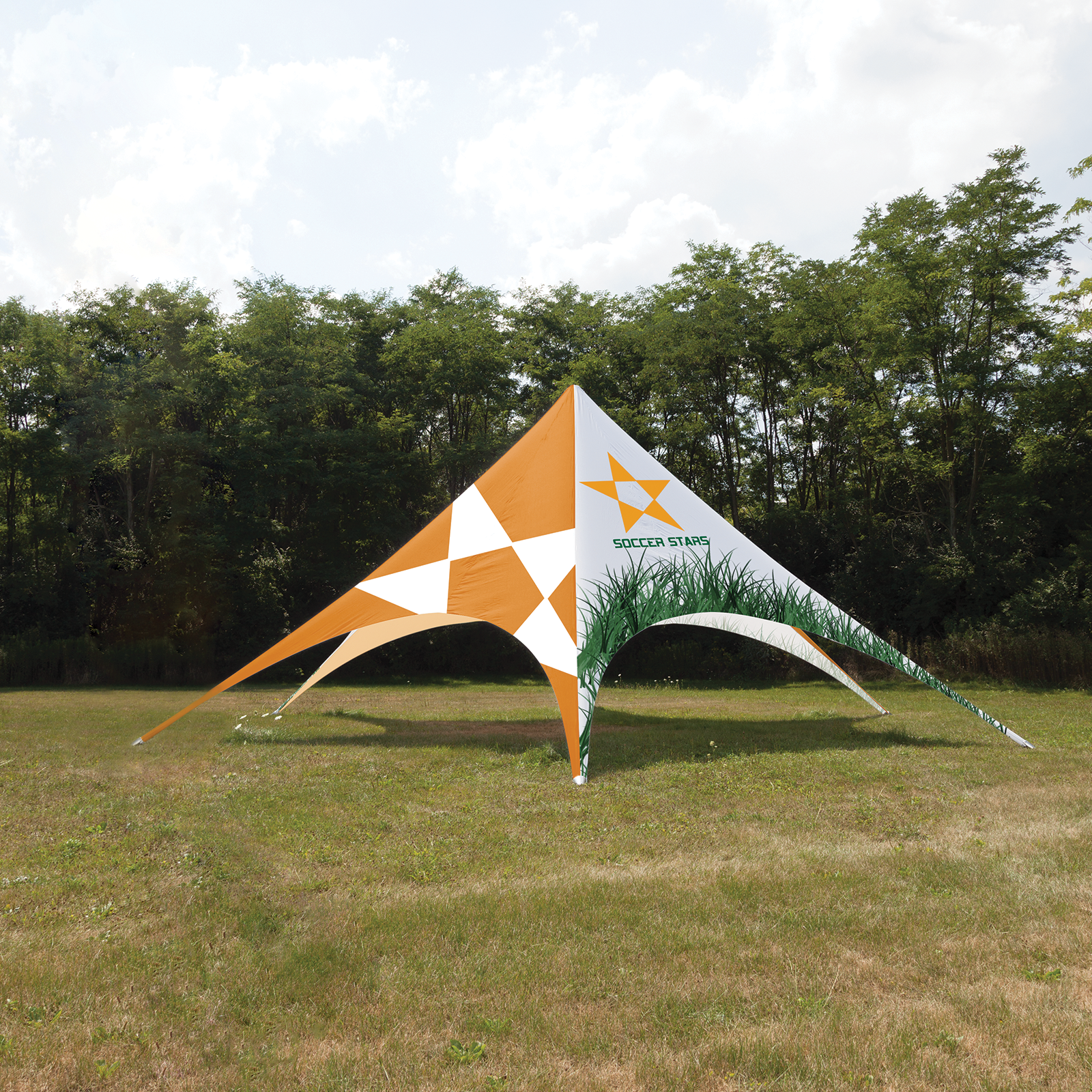 Star Tent 33' with Full Imprint | Tex Visions