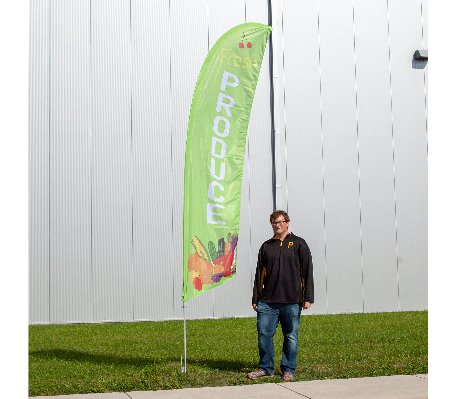 Fresh Produce Feather Flag Set | Tex Visions