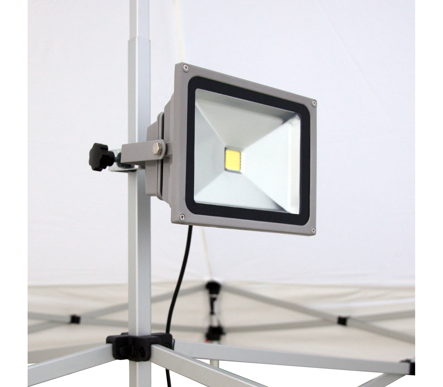 30W Silver LED Flood Light with Bracket | Tex Visions