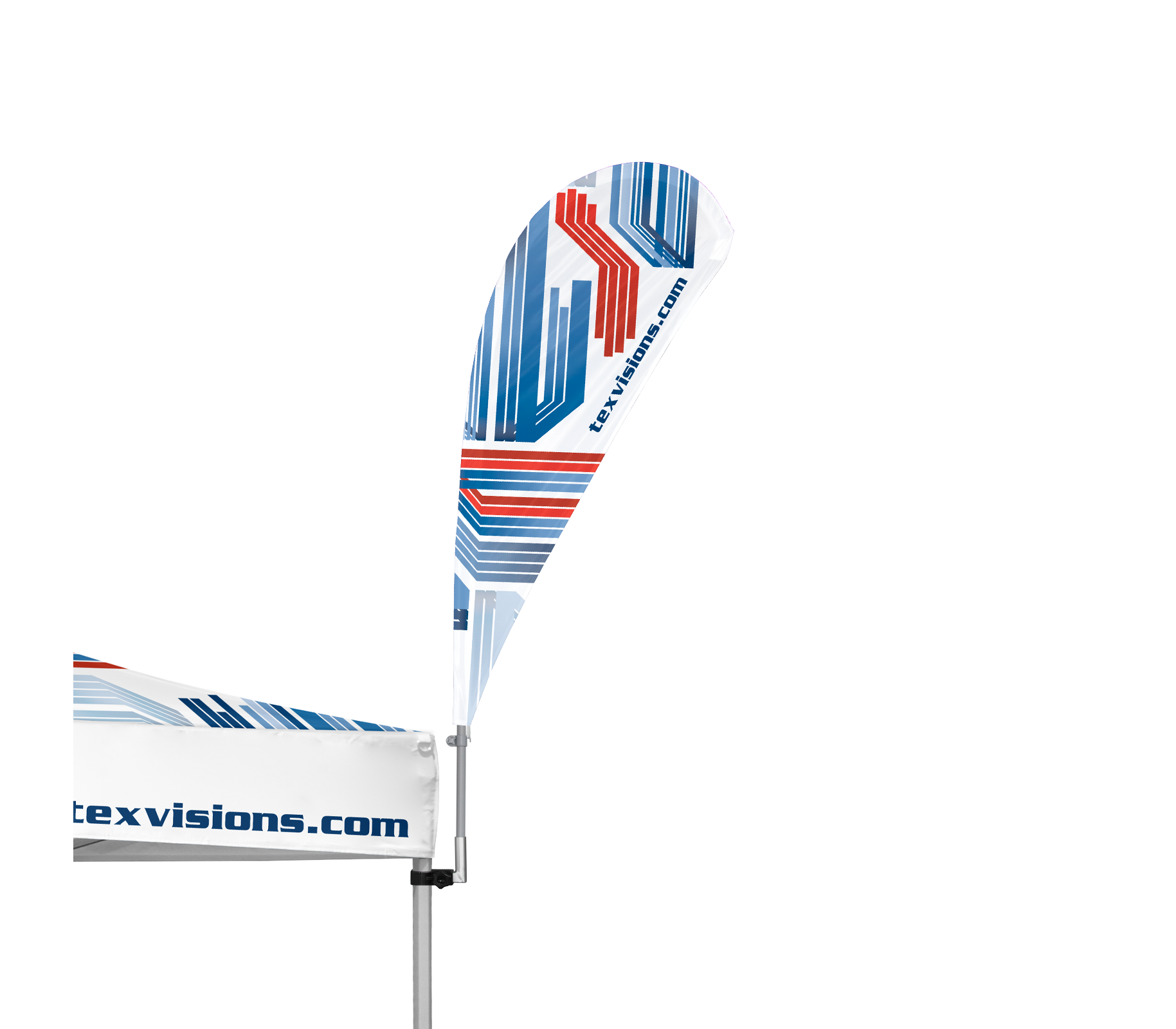 Basic/Plus Feather Flag Holder 90° | Tex Visions