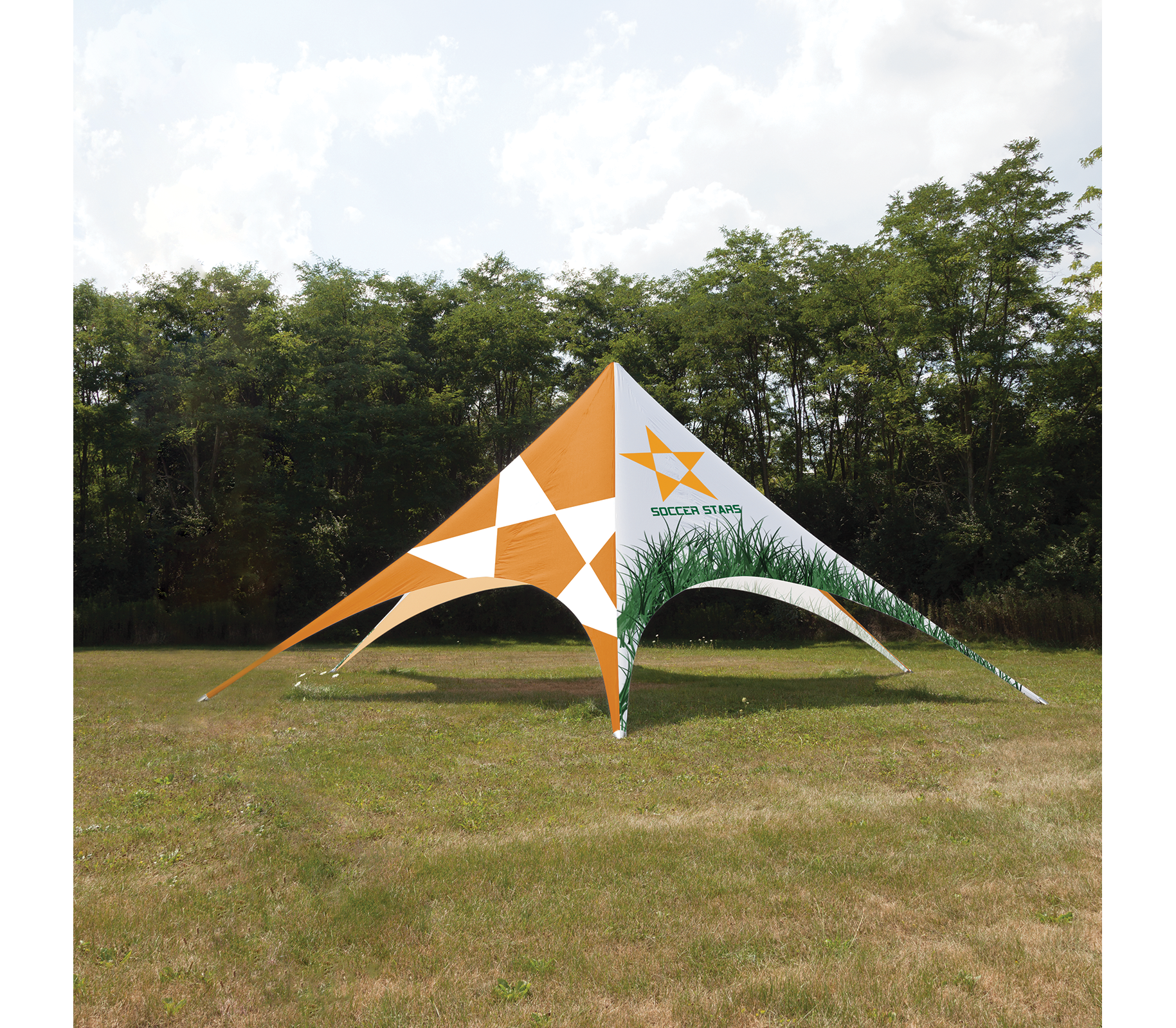 Star Tent 33' with Full Imprint | Tex Visions