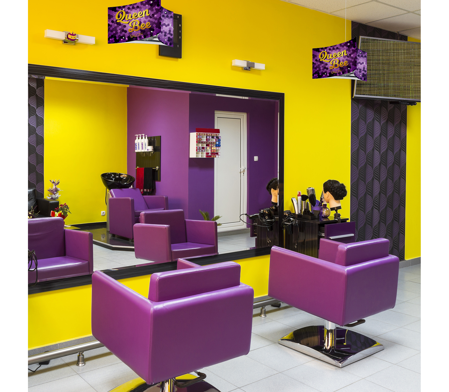 3-Sided Ceiling Dangler | Tex Visions