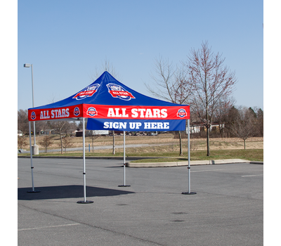 Hanging Vinyl Tent Banner | Tex Visions