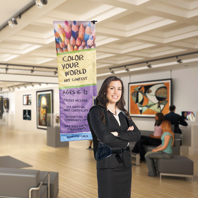 Backpack Walking Flag | Tex Visions